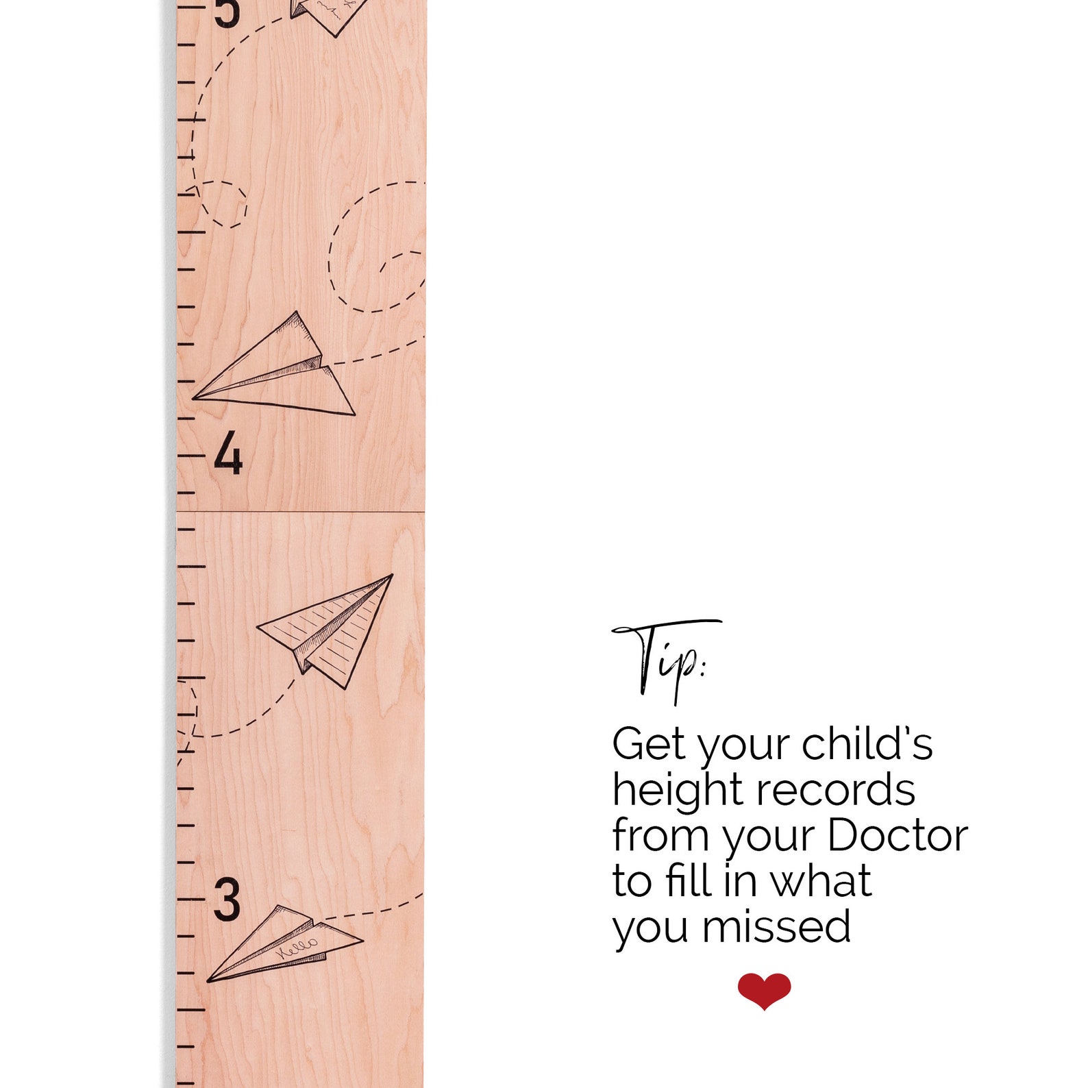Paper Airplanes Height Chart | Boys Plane Room Decor | Little Pilot ...