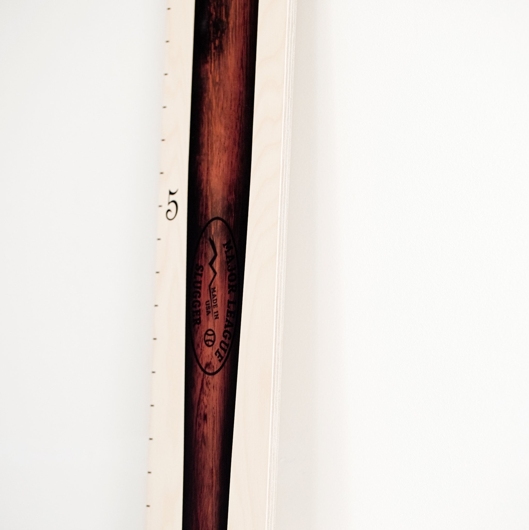 Baseball Growth Chart / Wood Height Chart / Baseball Bat / Baseball ...