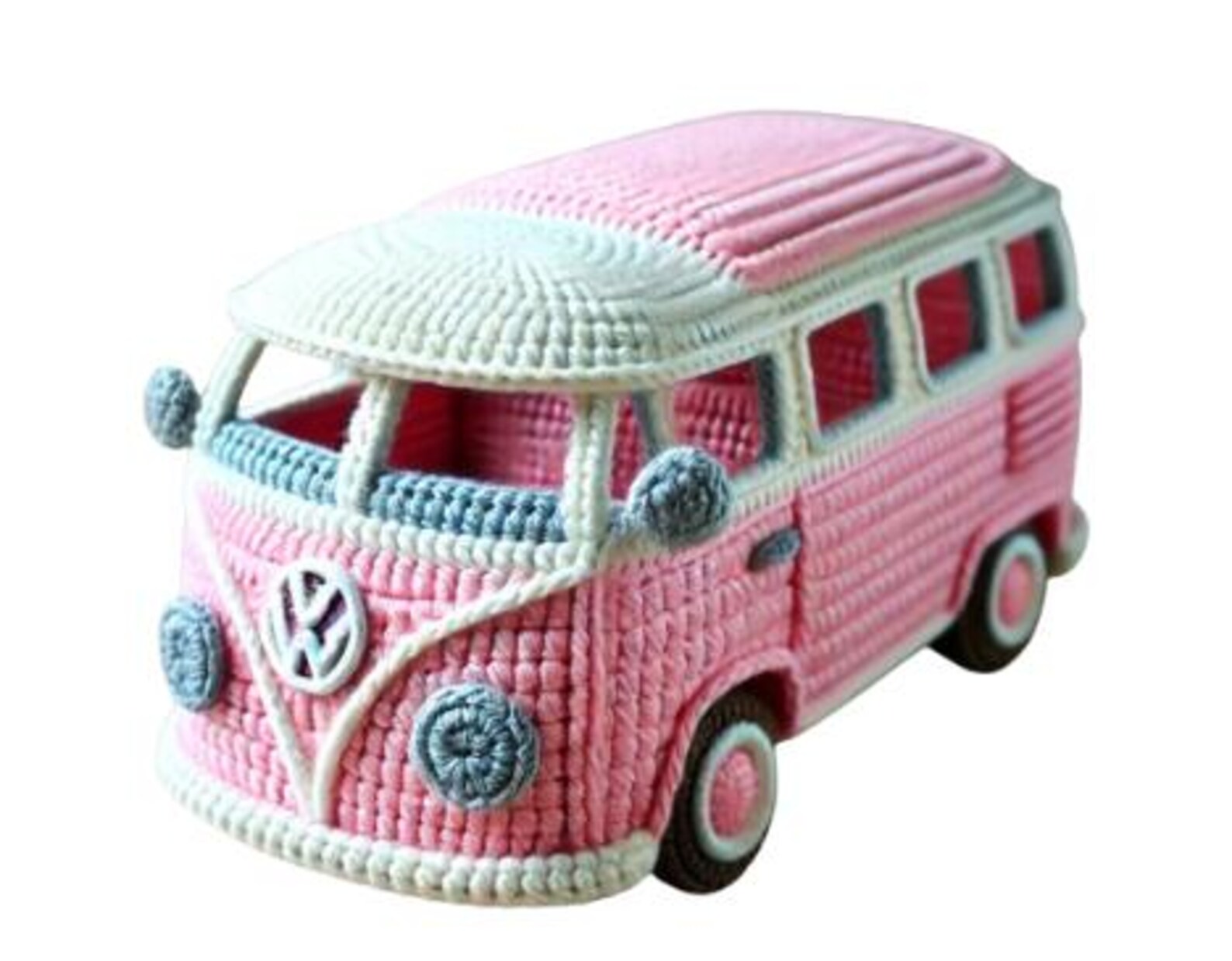 Minivan Volkswagen T1 Crochet Pattern, Vintage Minivan Amigurumi ...