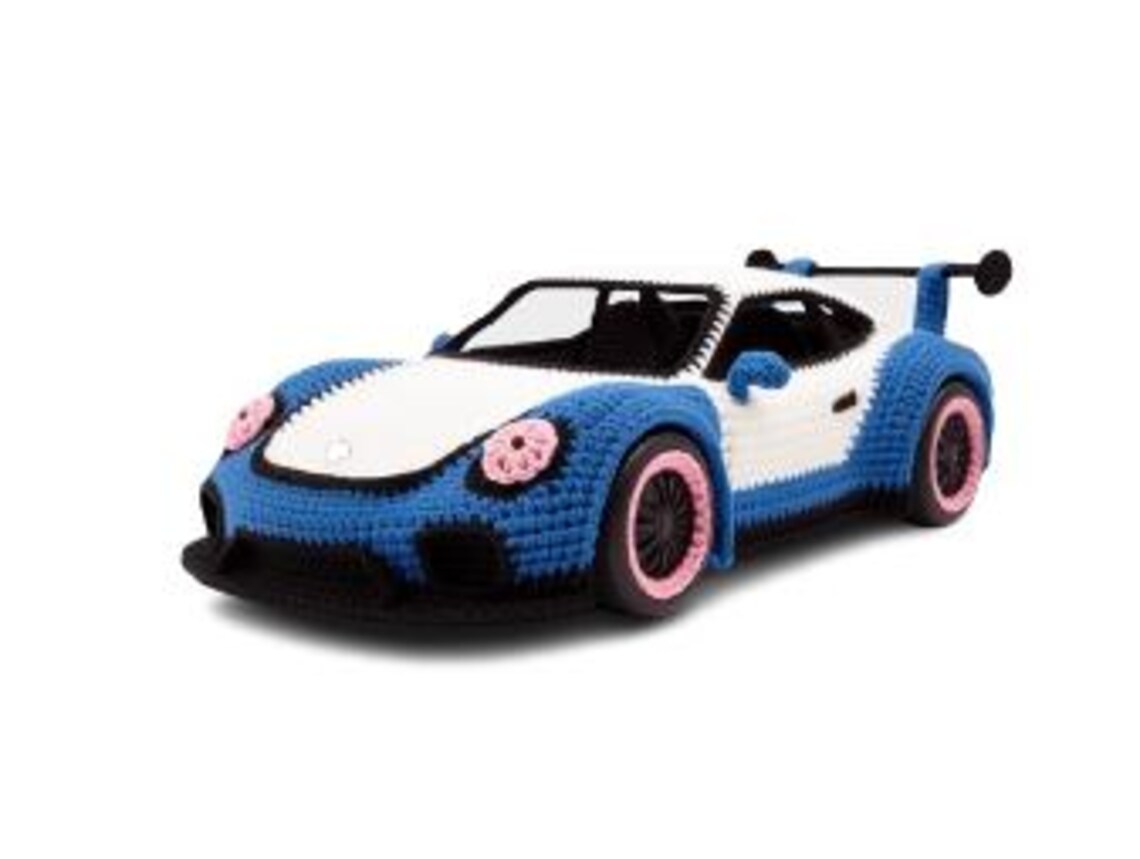 Porsche Amigurumi Crochet Pattern, Sports Car Amigurumi, Crochet ...
