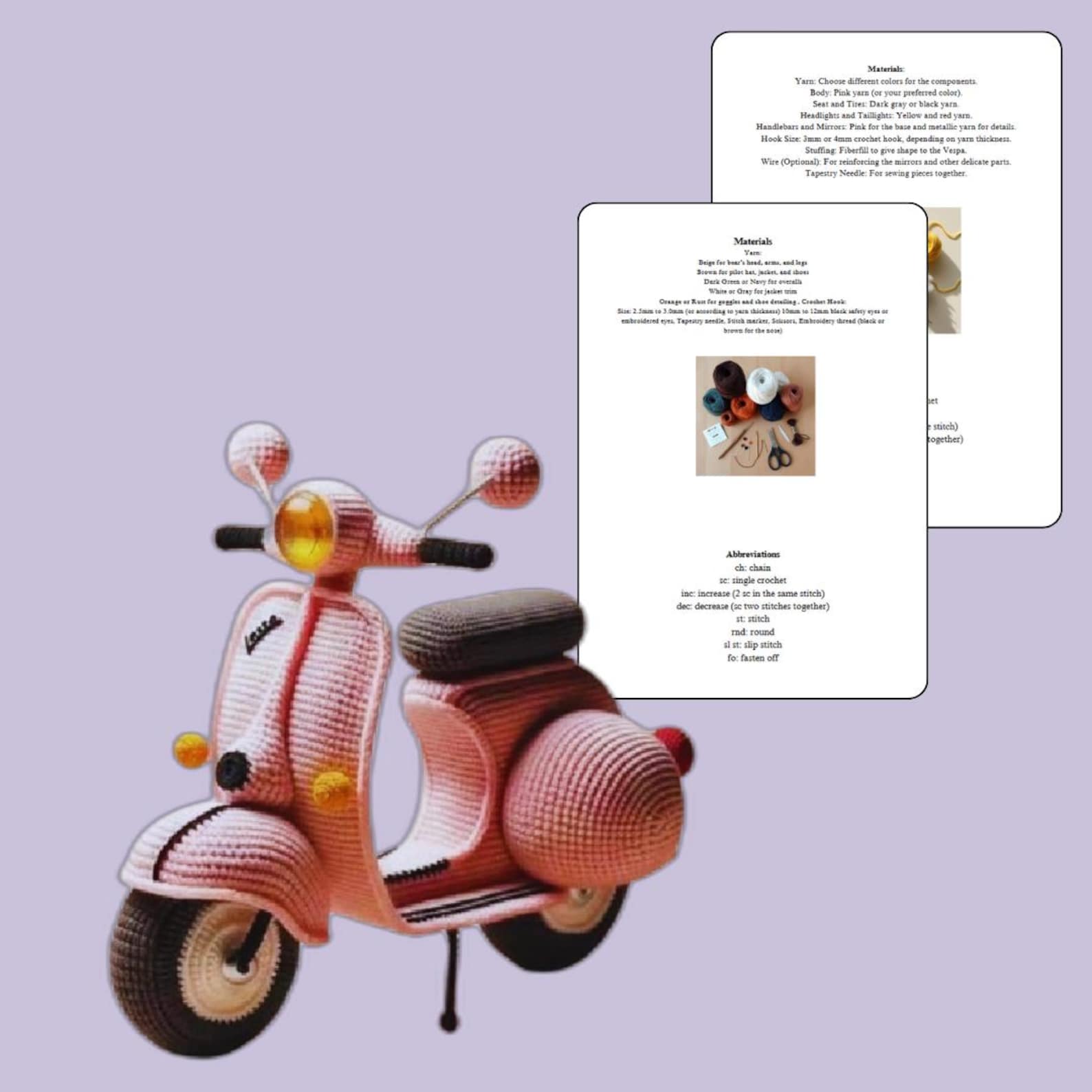 Bundle Iconic Cars Crochet Pattern Pdf, Amigurumi Iconic Cars, Minivan ...