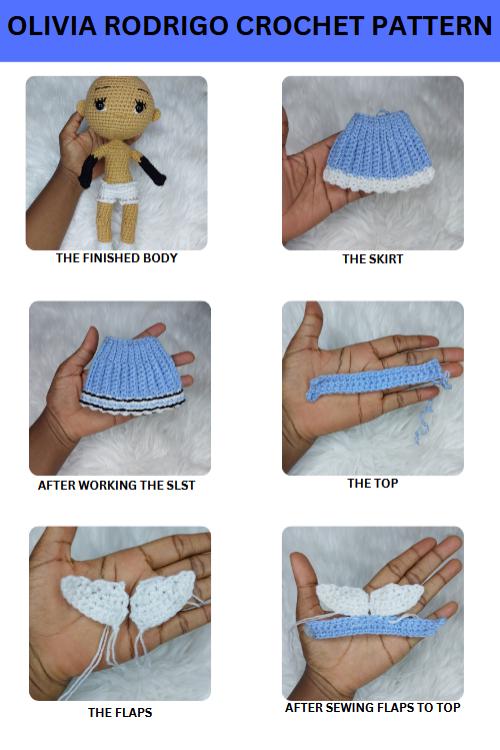 Olivia Rodrigo Amigurumi Crochet Pattern, Pop Star Doll Pattern Pdf ...