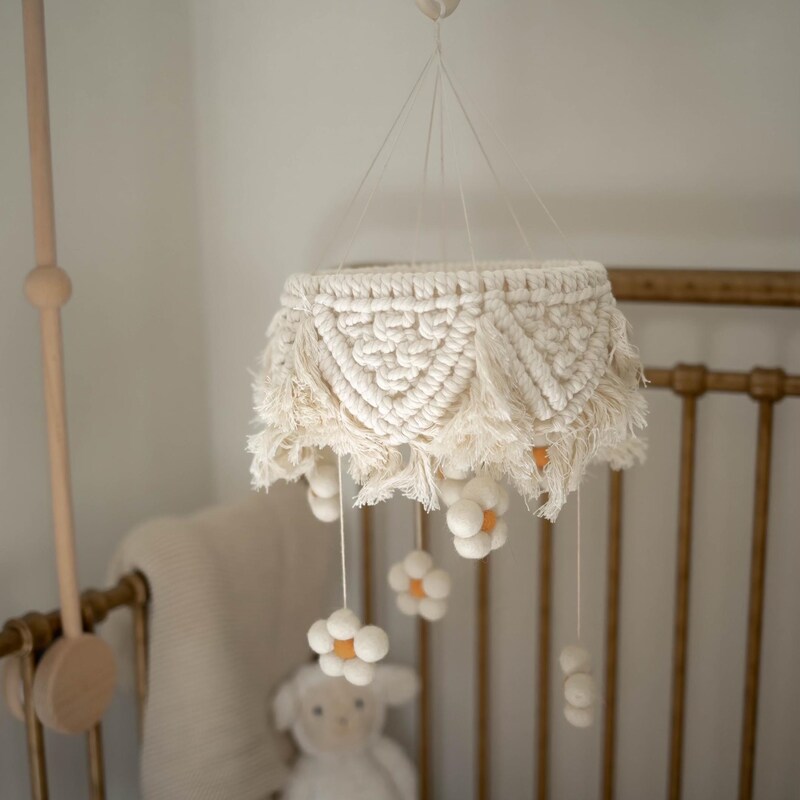 Macrame Baby Mobile - Etsy