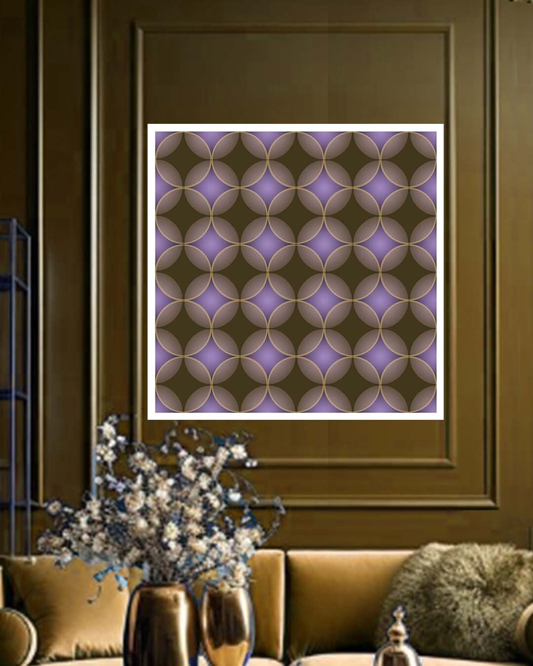 Op Art 3 Lavender & Earth, Sensual Colors, Opart Framework, Any Color ...