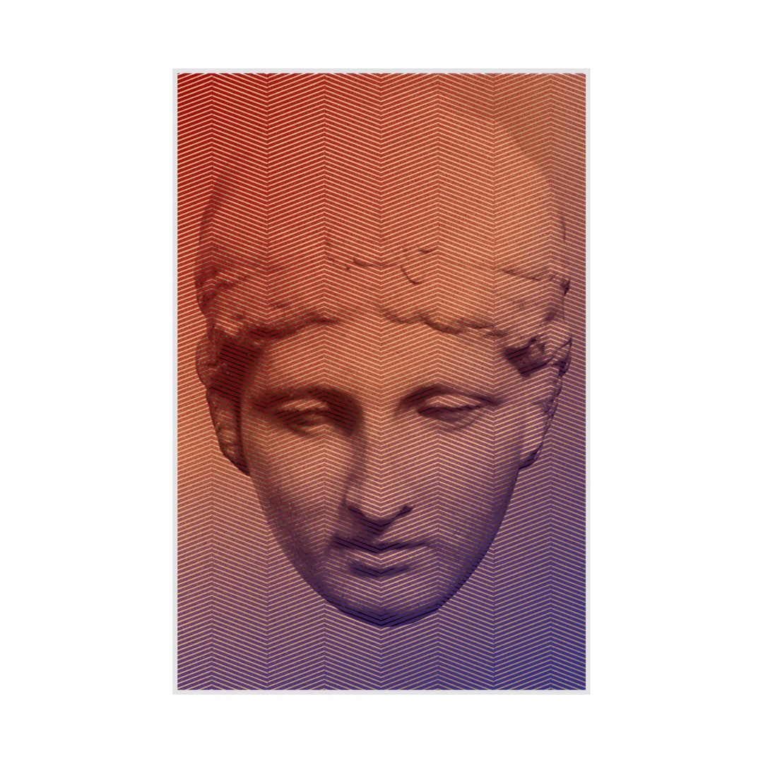 Op Art Sappho Poster, 1/16th Inch Border Allowance for Framing - Etsy