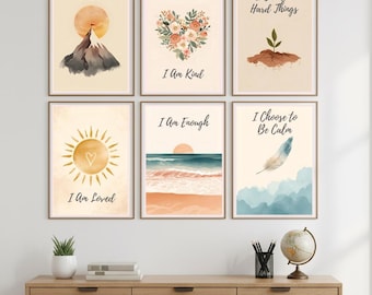 Boho Affirmations Posters | Printable Mini Posters, Classroom Decor ...