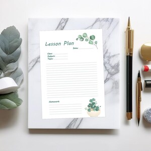 Printable Daily Lesson Planner | Lesson Plan Template | Teacher ...