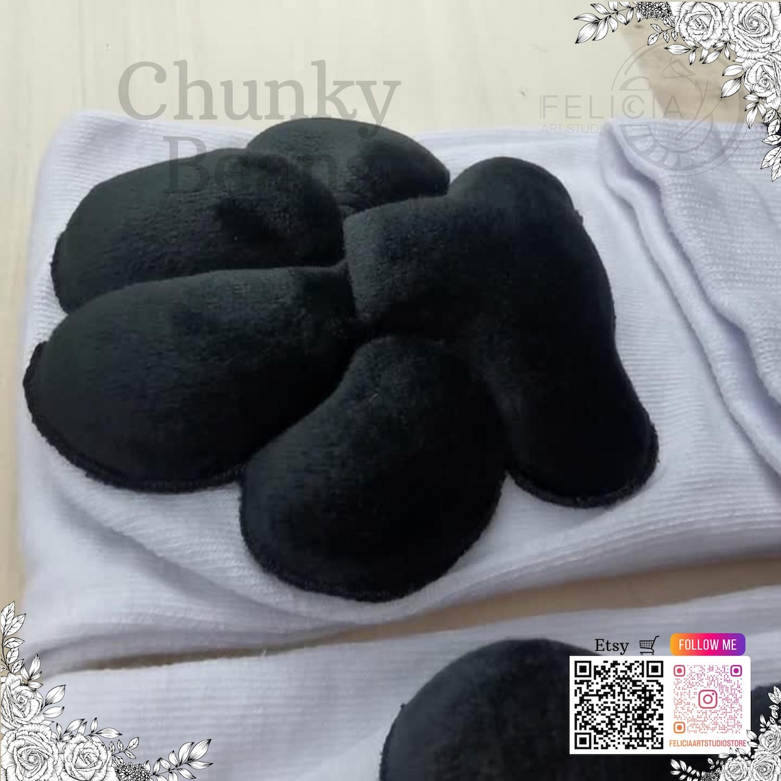 Cute Plush Paw Pad Socks Cozy Animal Paws for Your Feet Unique Gift ...