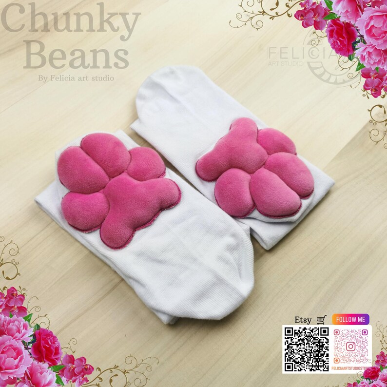 Cute Plush Paw Pad Socks – Cozy Animal Paws for Your Feet | Unique Gift ...