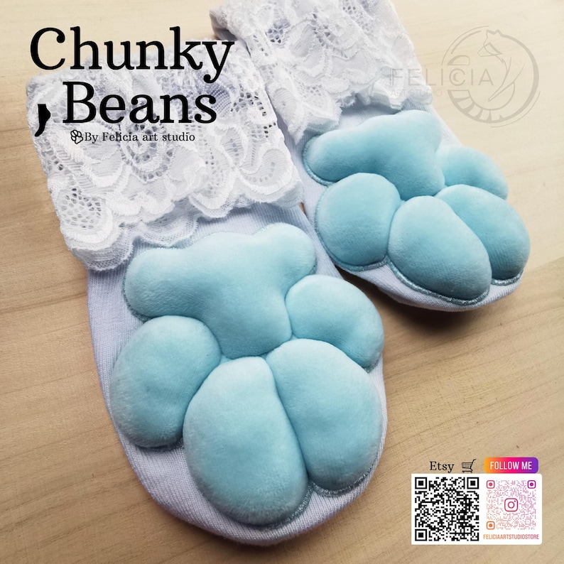 Paws Socks With Mochi Minky Pads - Etsy