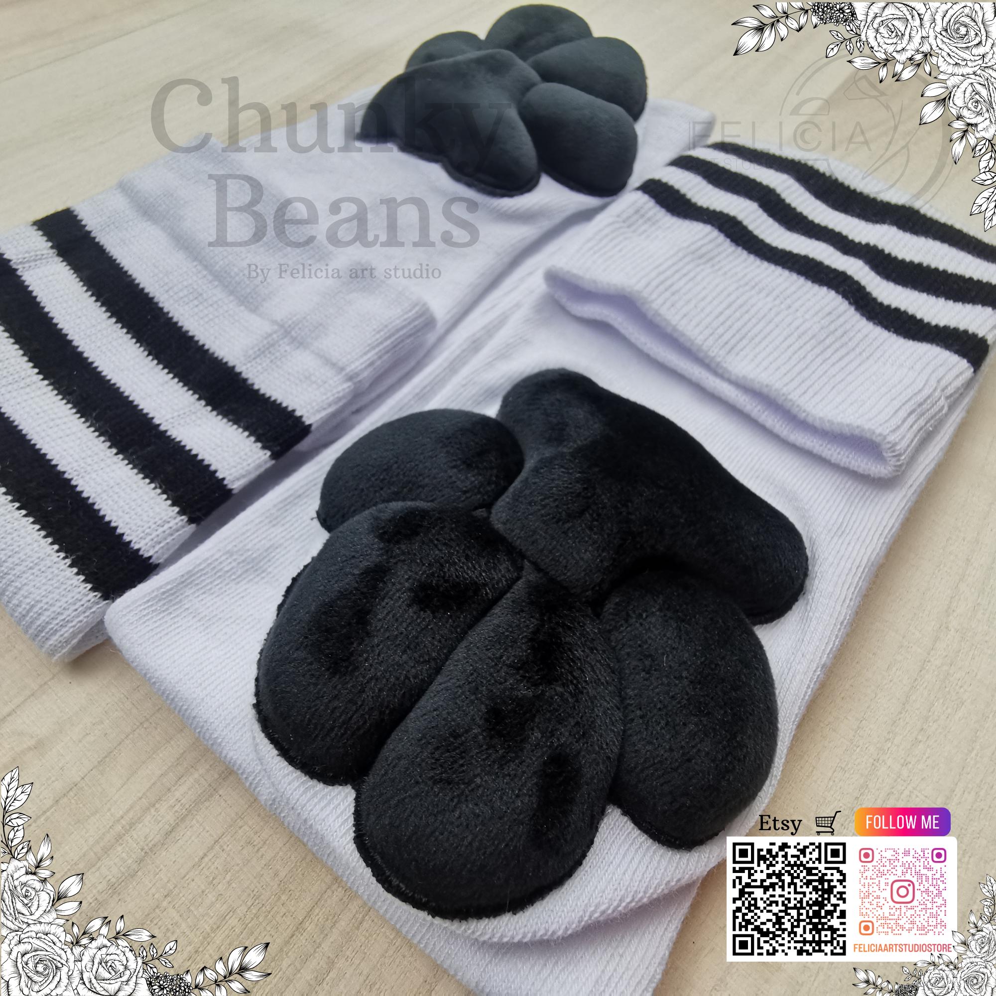 Cute Plush Paw Pad Socks Cozy Animal Paws for Your Feet Unique Gift ...
