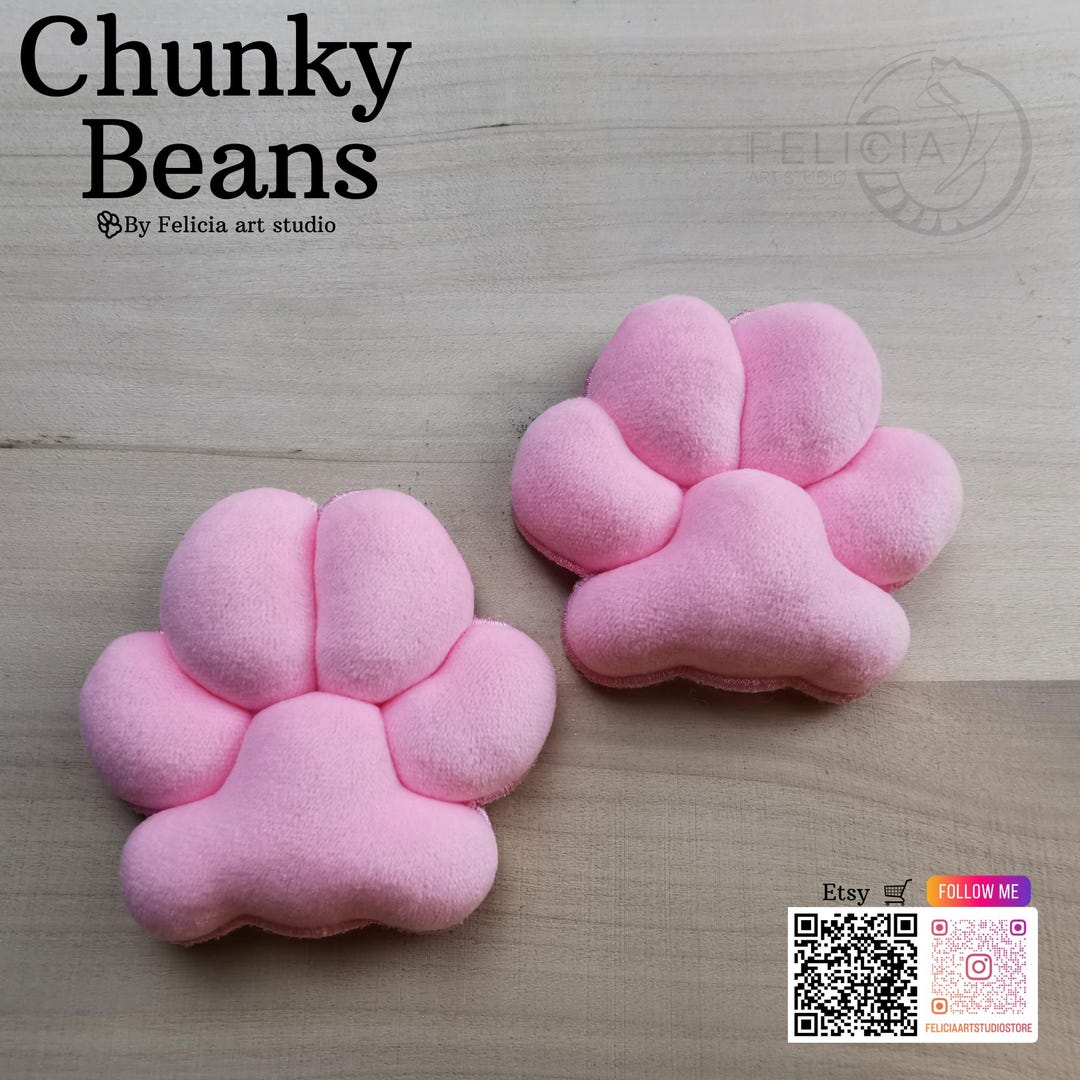 Cute Plush Paws, Toe Beans - Etsy