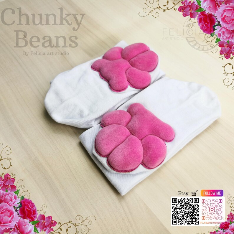 Cute Plush Paw Pad Socks – Cozy Animal Paws for Your Feet | Unique Gift ...
