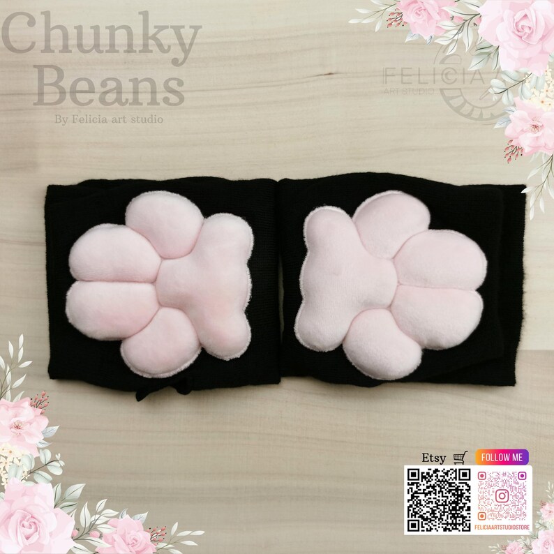 Cute Plush Paw Pad Gloves Cozy Animal Paws for Your Hand Unique Gift ...