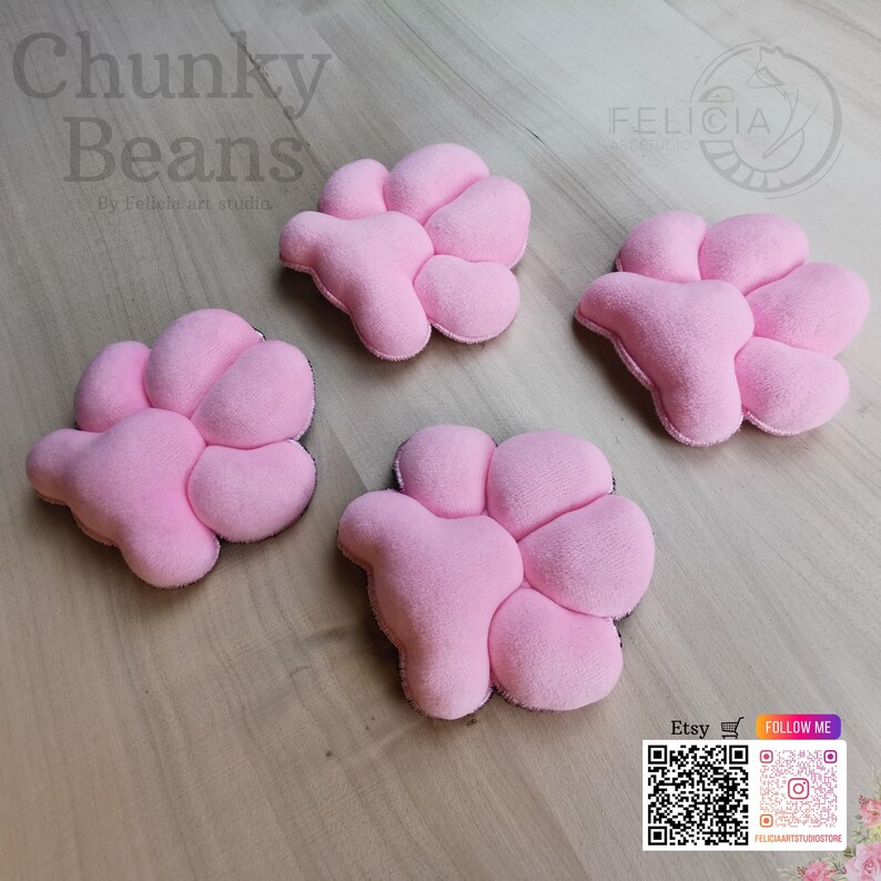 Cute Plush Paws, Toe Beans - Etsy