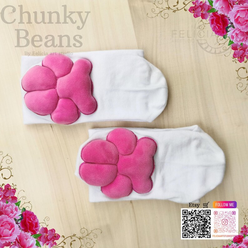 Cute Plush Paw Pad Socks – Cozy Animal Paws for Your Feet | Unique Gift ...