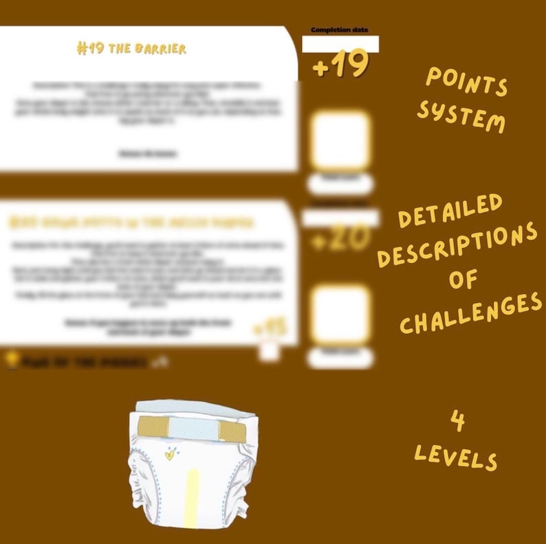 20 Messy Challenges in Adult Diaper - Etsy