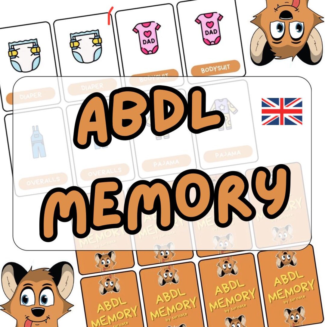 ABDL Memory Game - Etsy
