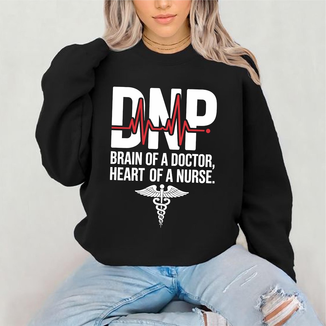 DNP Brain of a Doctor Heart of a Nurse SVG PNG Doctor Nurse Digital ...