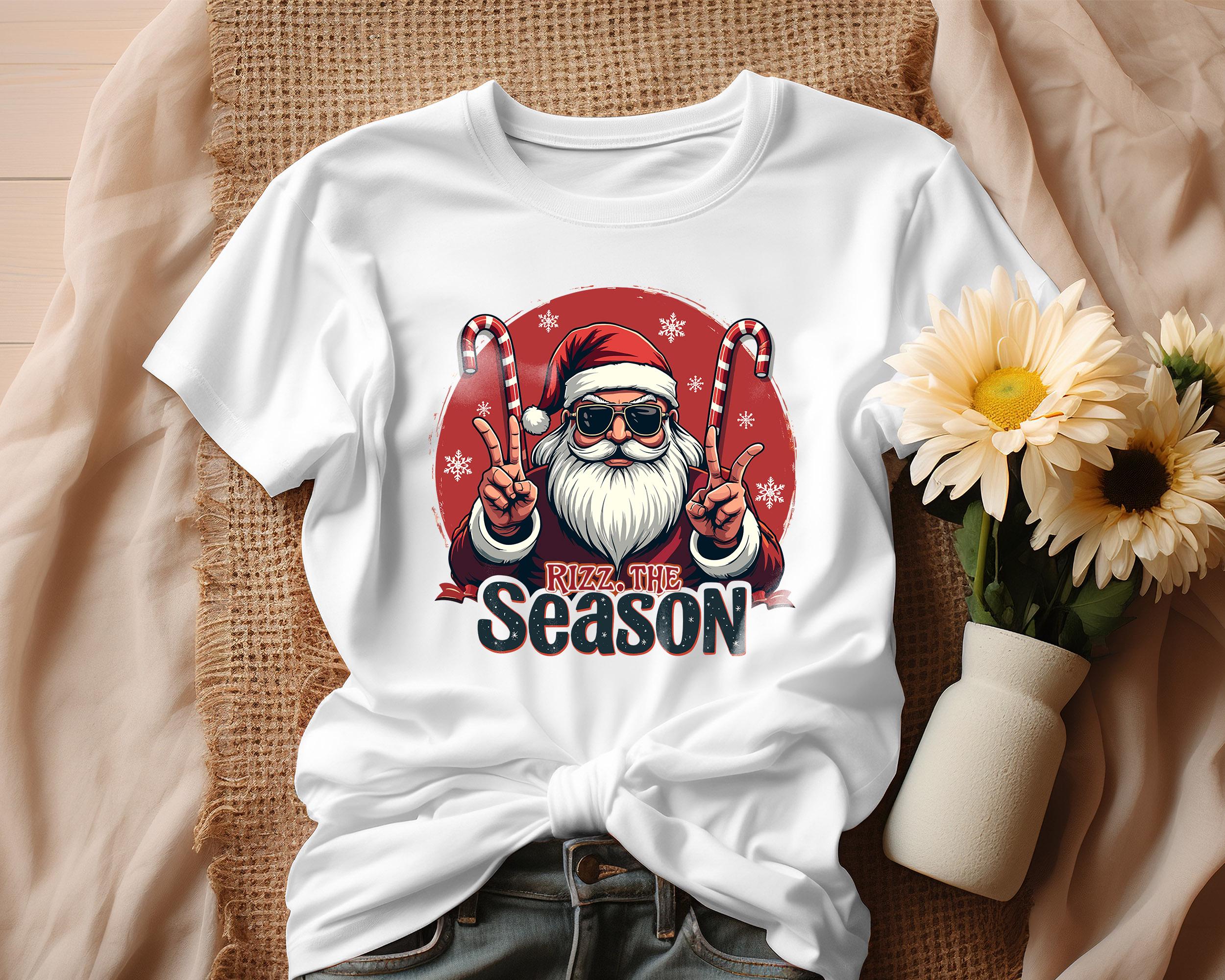 Rizz the Season SVG PNG, Cool Santa Christmas Design Xmas, Holiday ...