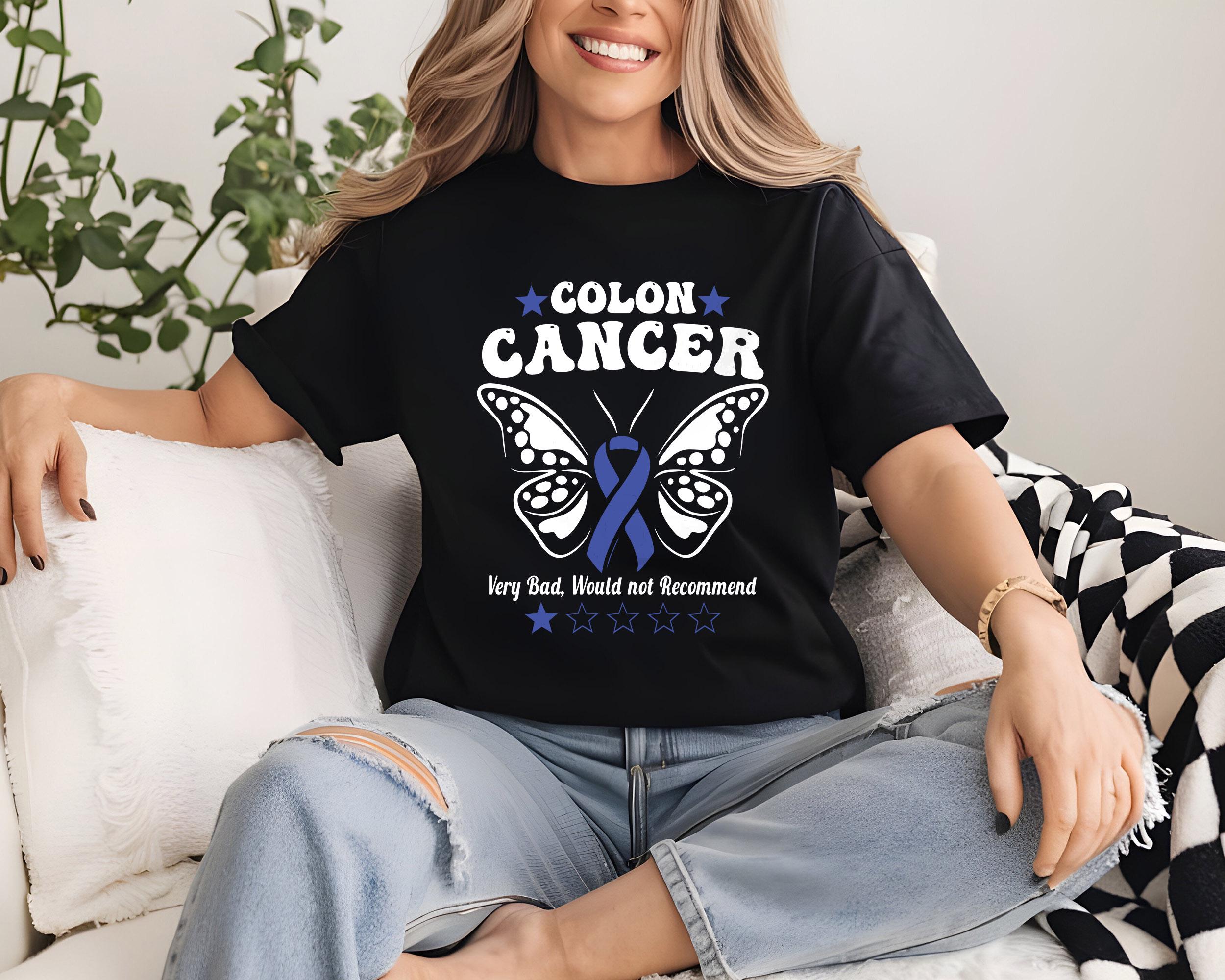 Colon Cancer Awareness Butterfly SVG PNG, Colon Cancer Support Blue ...