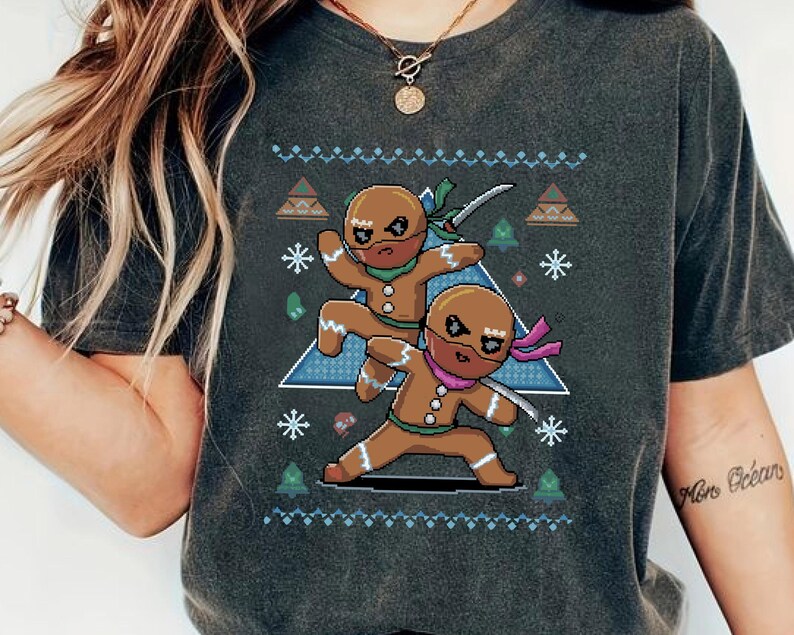 Ninjabread Men SVG PNG, Fun Gingerbread Warrior Design, Quirky ...