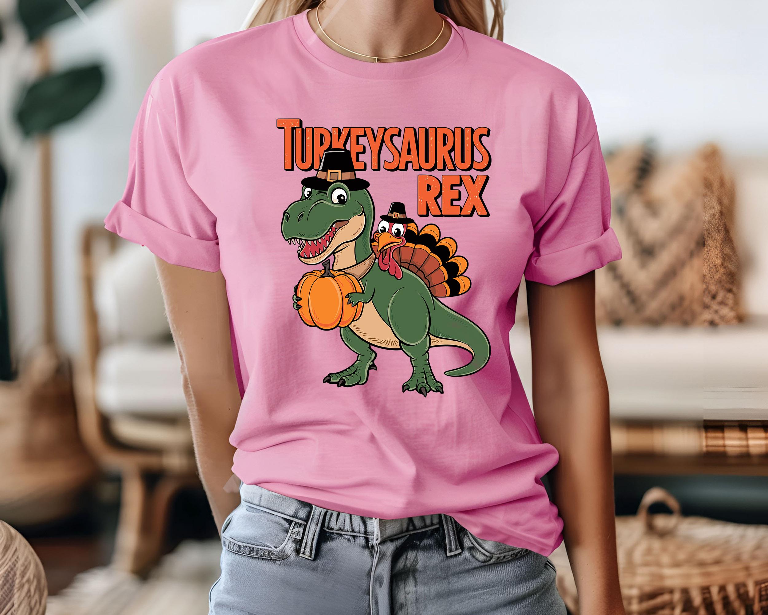 Turkeysaurus Rex SVG PNG, Dinosaur Thanksgiving Design, Funny Turkey ...