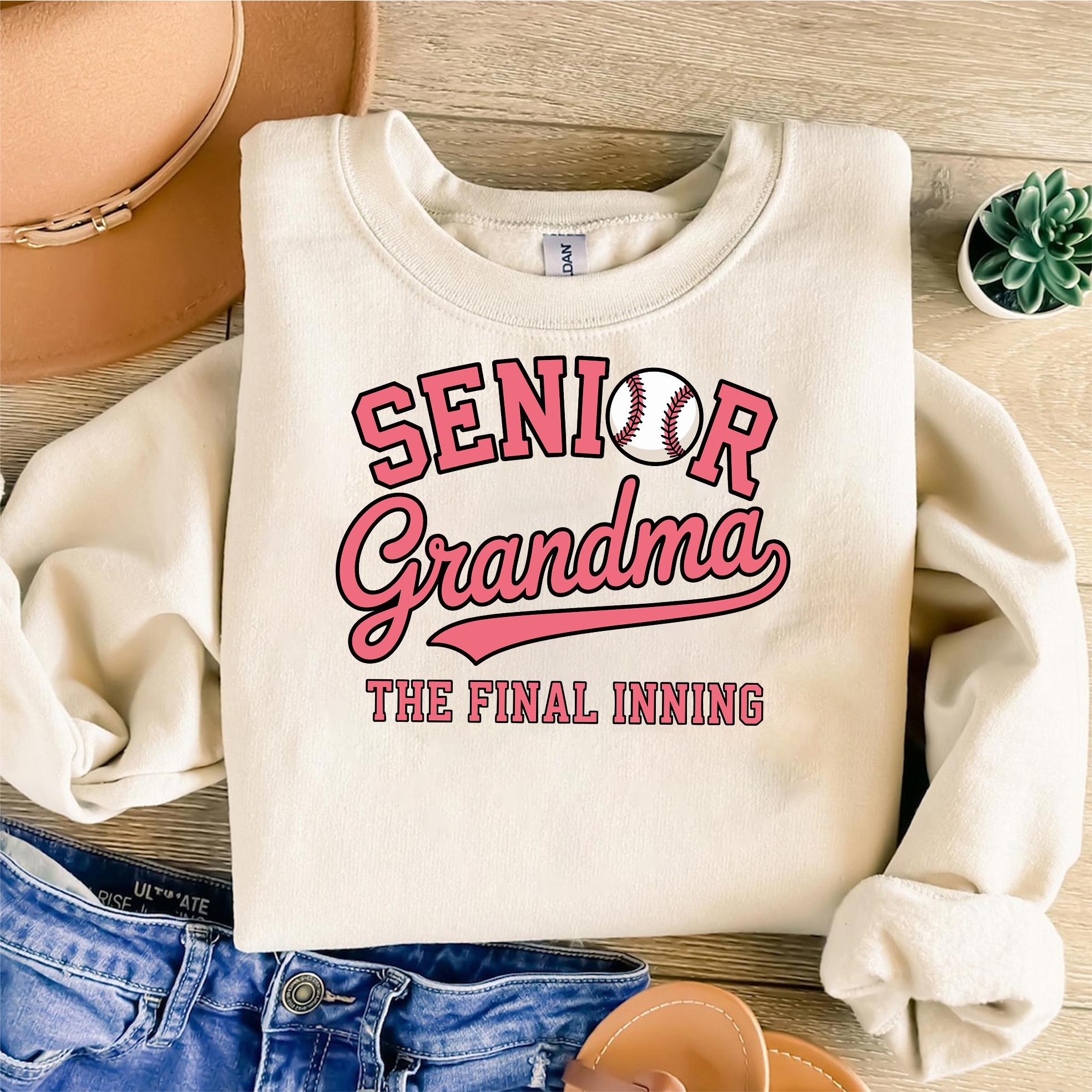 Senior Grandma the Final Inning SVG PNG Baseball Graduation Senior Year ...