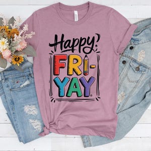 Happy Fri-yay SVG PNG, Fun Friday Digital Download, Weekend Celebration ...