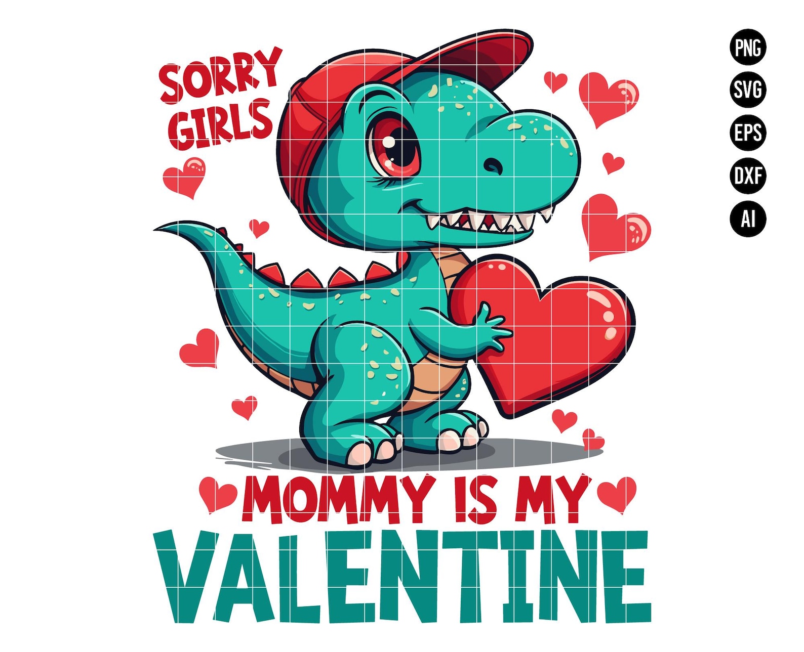 Sorry Boys Daddy is My Valentine PNG, Sorry Girls Mommy is My Valentine ...
