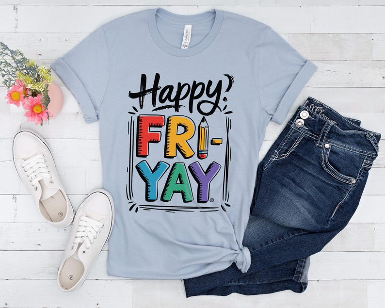Happy Fri-yay SVG PNG, Fun Friday Digital Download, Weekend Celebration ...