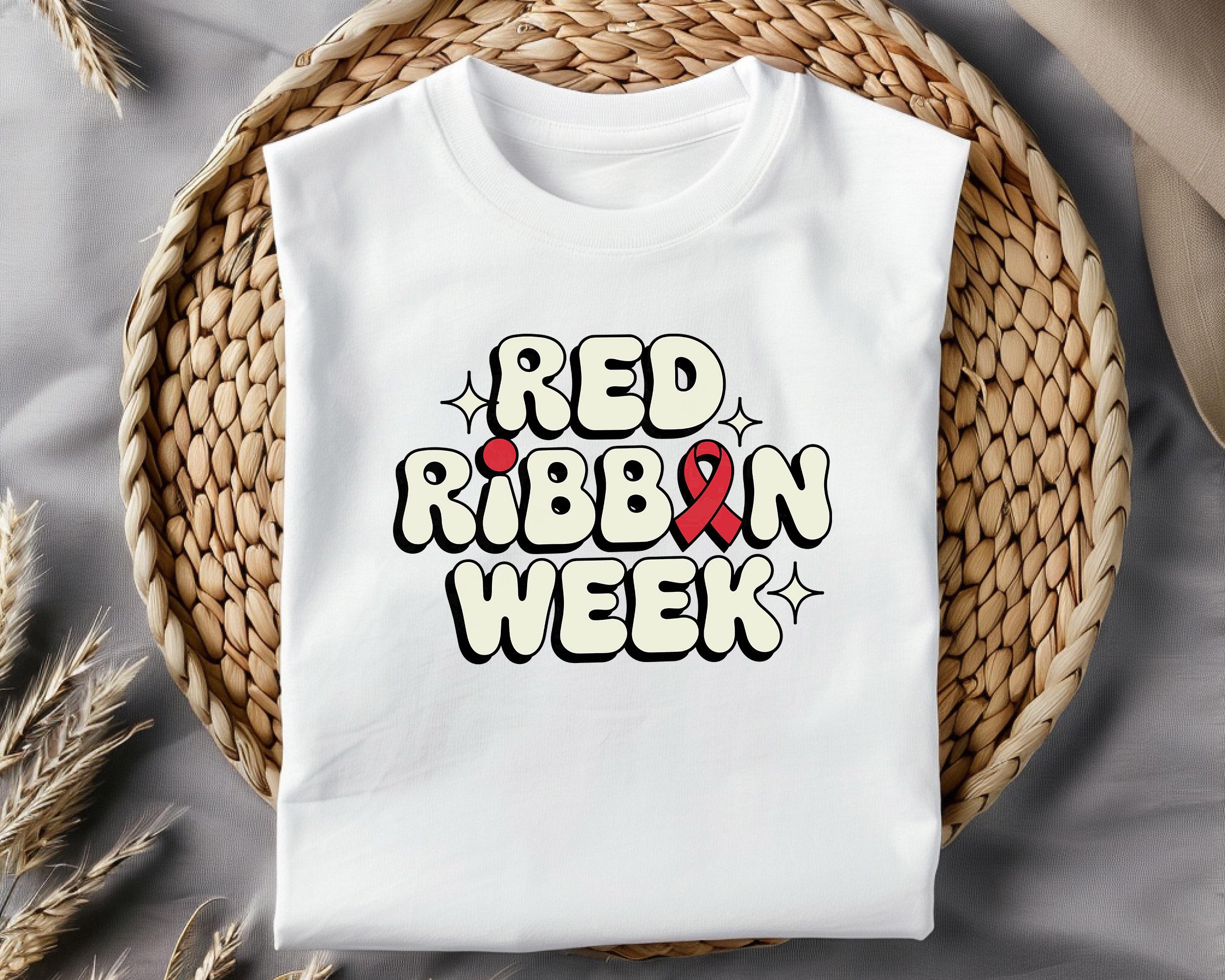 Red Ribbon Week SVG, Anti-drug Awareness Png, Red Ribbon Awareness SVG ...