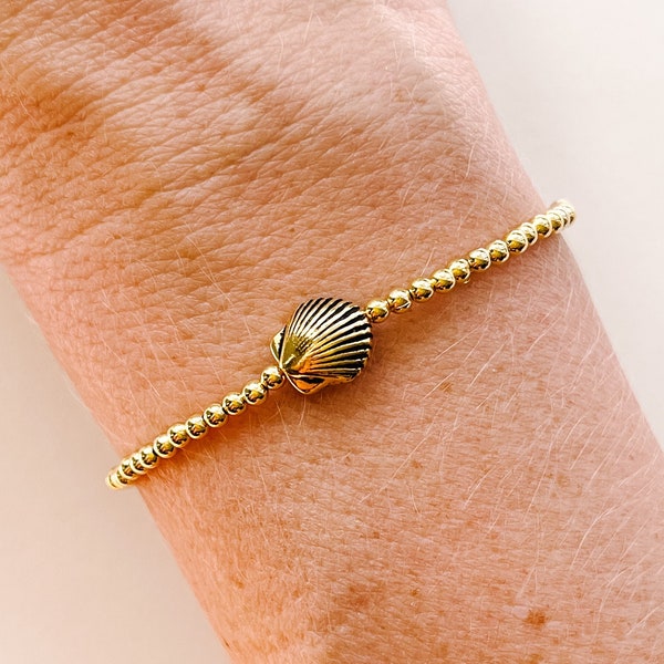 Shell Bead Bracelet - Etsy