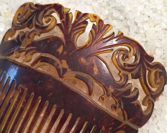 Antique hair comb | Etsy