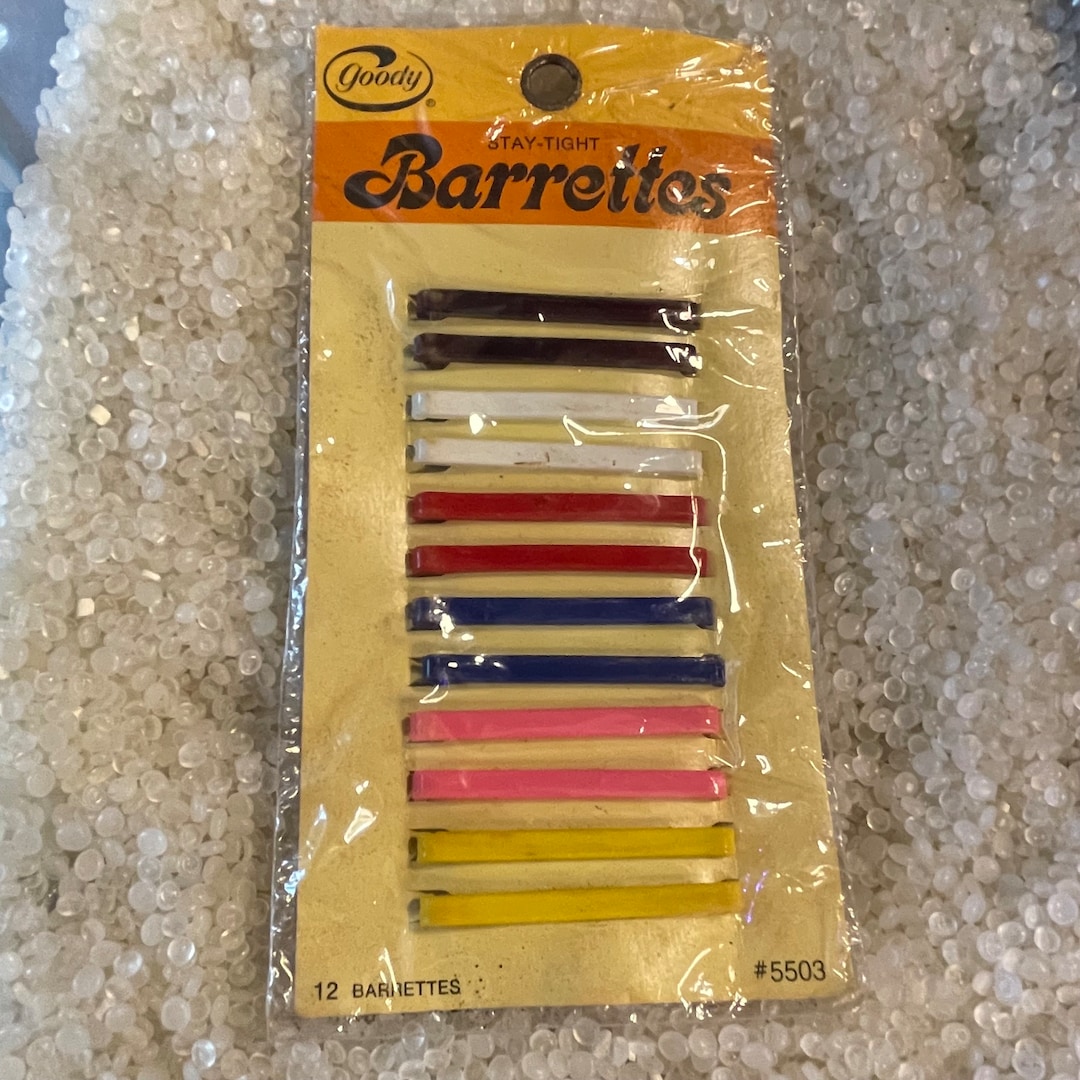 Vintage Hair Barrettes, Original Package , 1975 Barrettes,goody ...