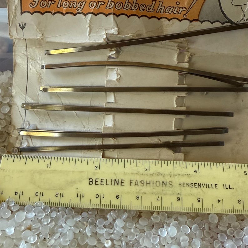 1920 Hair Pins, Wavers, Rare Display Card, for Bobbed or Long Hair - Etsy