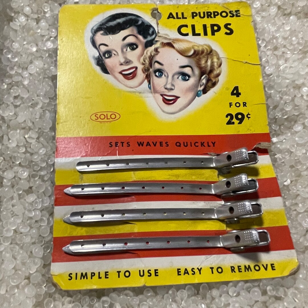 Vintage Hair Clips, Wave Clip, Solo Clips, New Old Stock , NOS, Never ...