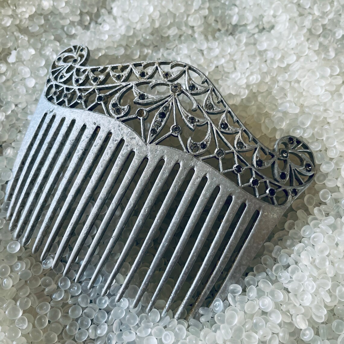 Antique Hair Comb Hair Comb Ornate Silver Color 1900s Comb - Etsy