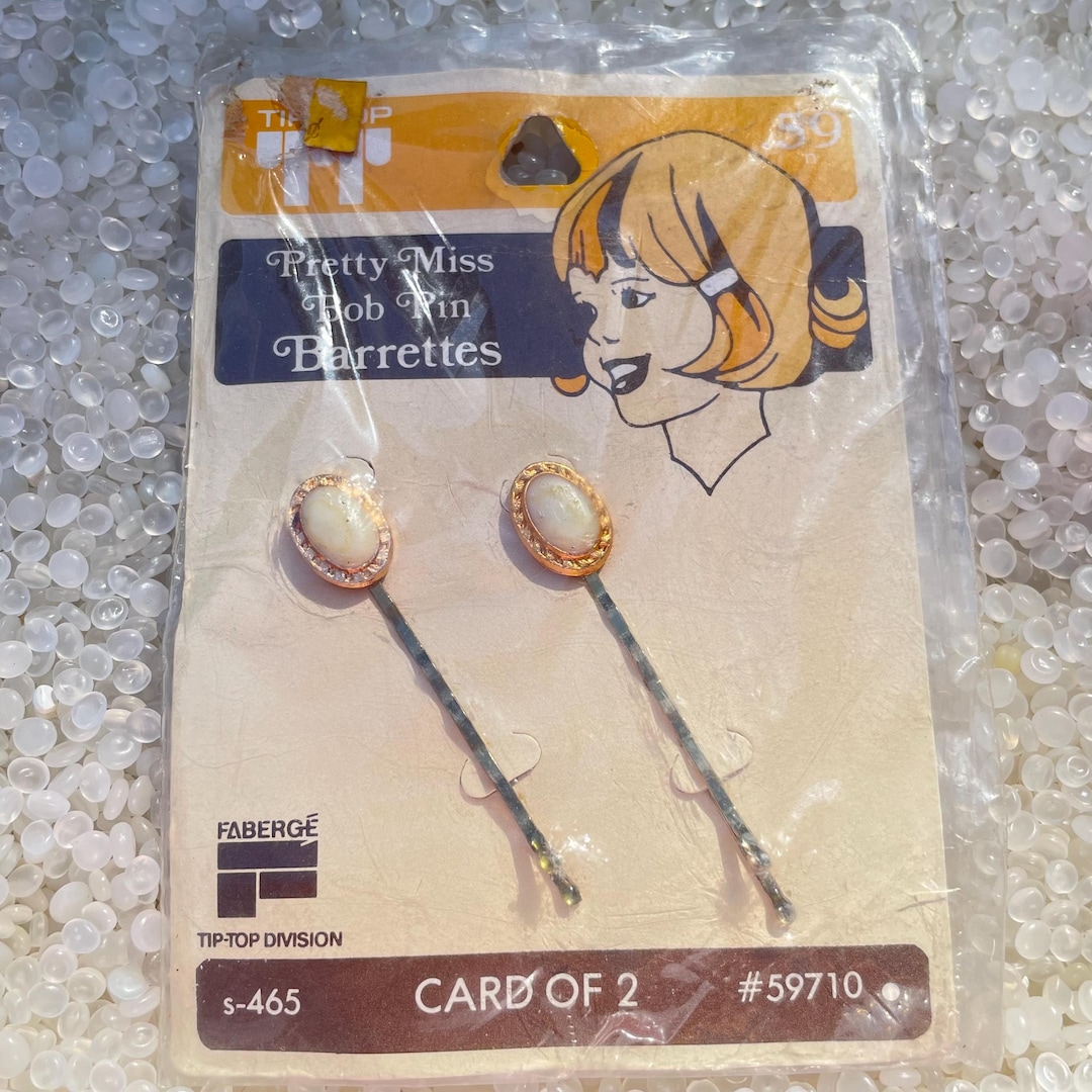 Vintage Bobby Pins ,original Card ,NOS , Vintage 1970s , Retro Bobby ...