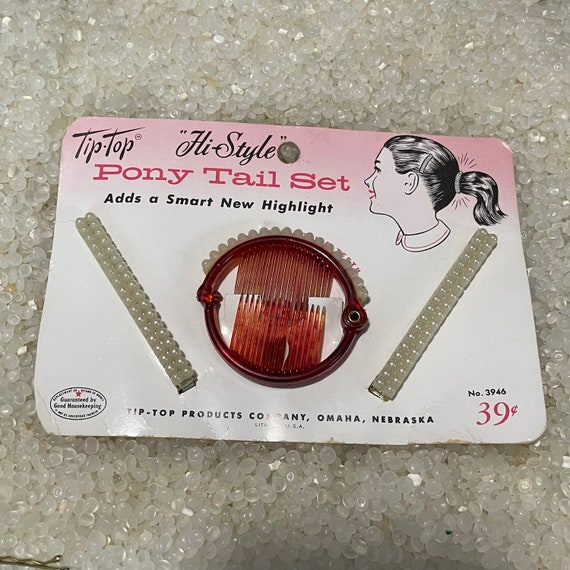 vintage hair combs original - Gem