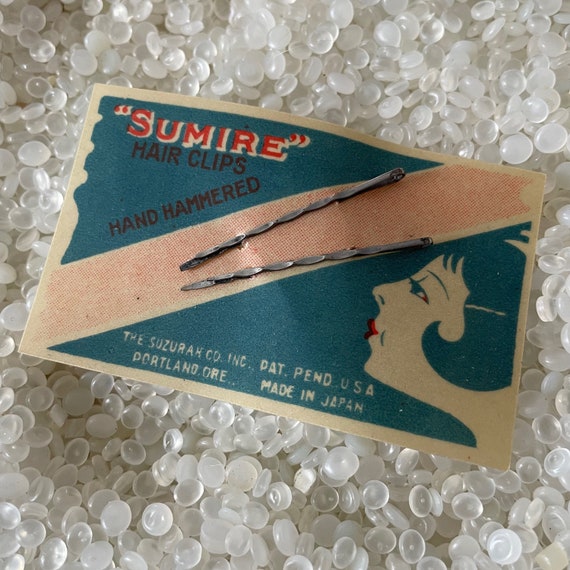 Vintage Bobbie Pins Hand Formed Hand Hammered Hair Pins | Etsy