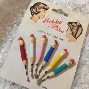 Novelty Bobby Pins , Hair Pins Whole Card Vintage Bobby Pins, Vintage ...