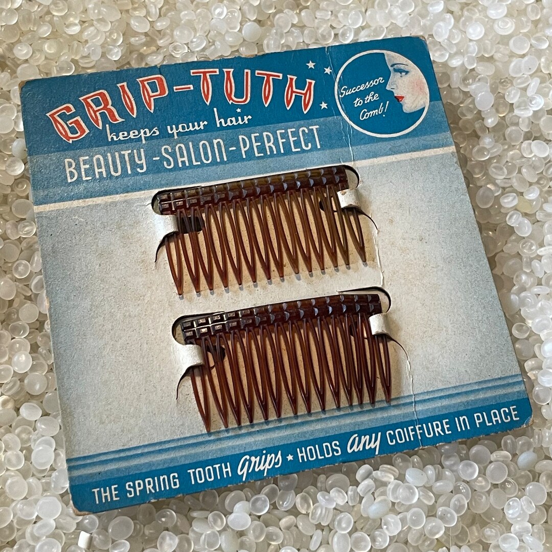 Vintage Hair Combs, Still in Original Package ,40s Era Hair Combs ...