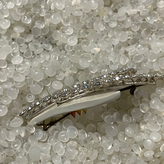 Antique barrette, vintage Barrette, rhinestone barret… - Gem