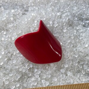 Vintage Barrettes, Red Heart Hair Barrette, Vintage 1980s Barrette ...