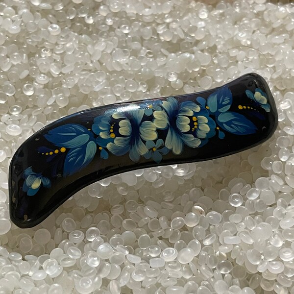 Wooden Hair Barrette - Etsy