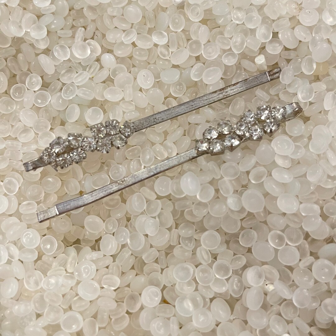 Vintage Hair Pins, Rhinestone Bobbie Pins, Vintage 1960 Hair Pins,c24 ...