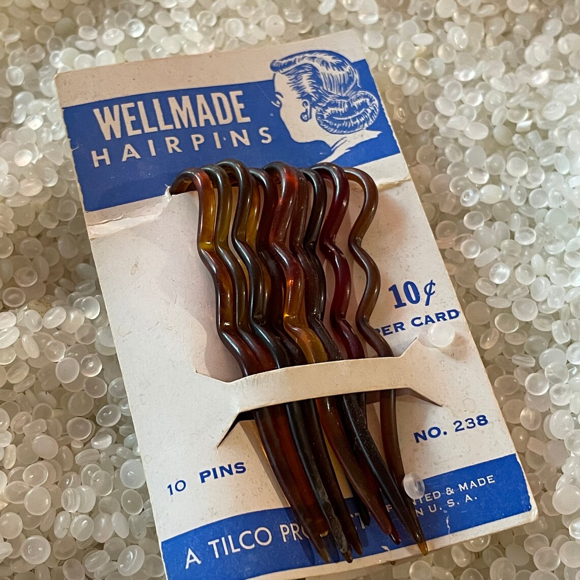 Vintage Hair Pins Still in Package Vintage 1930s 1940s Hair - Etsy