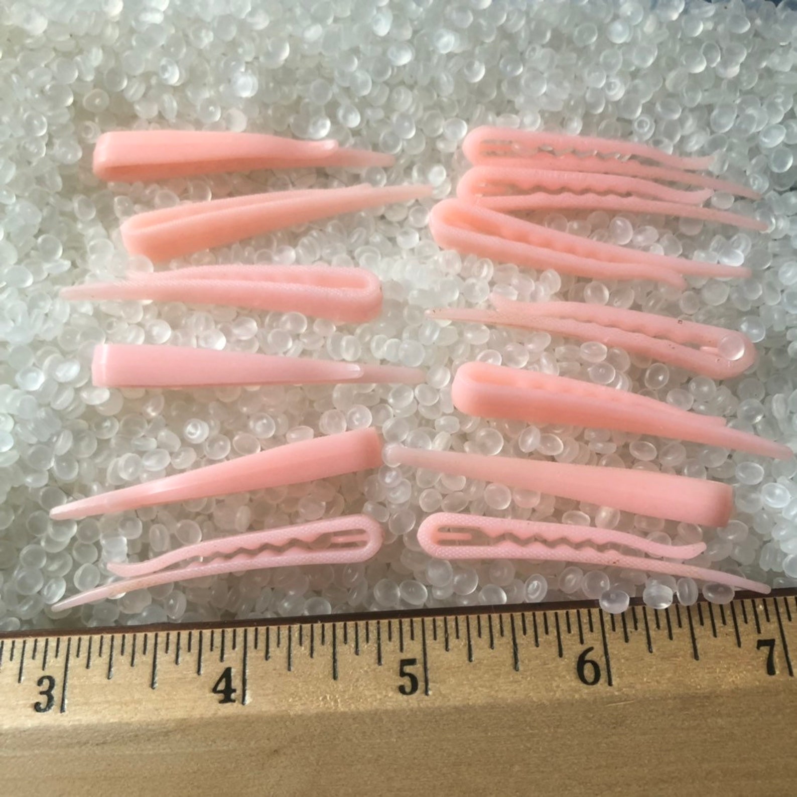 Vintage Hair Pins, Pin Curl Pins,, Vintage 1940s - 1950s Hair Pin, Pink ...