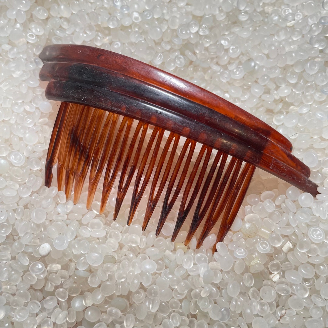 Vintage Hair Combs, Tortoiseshell Comb,1950 Comb , Large Layer Design ...